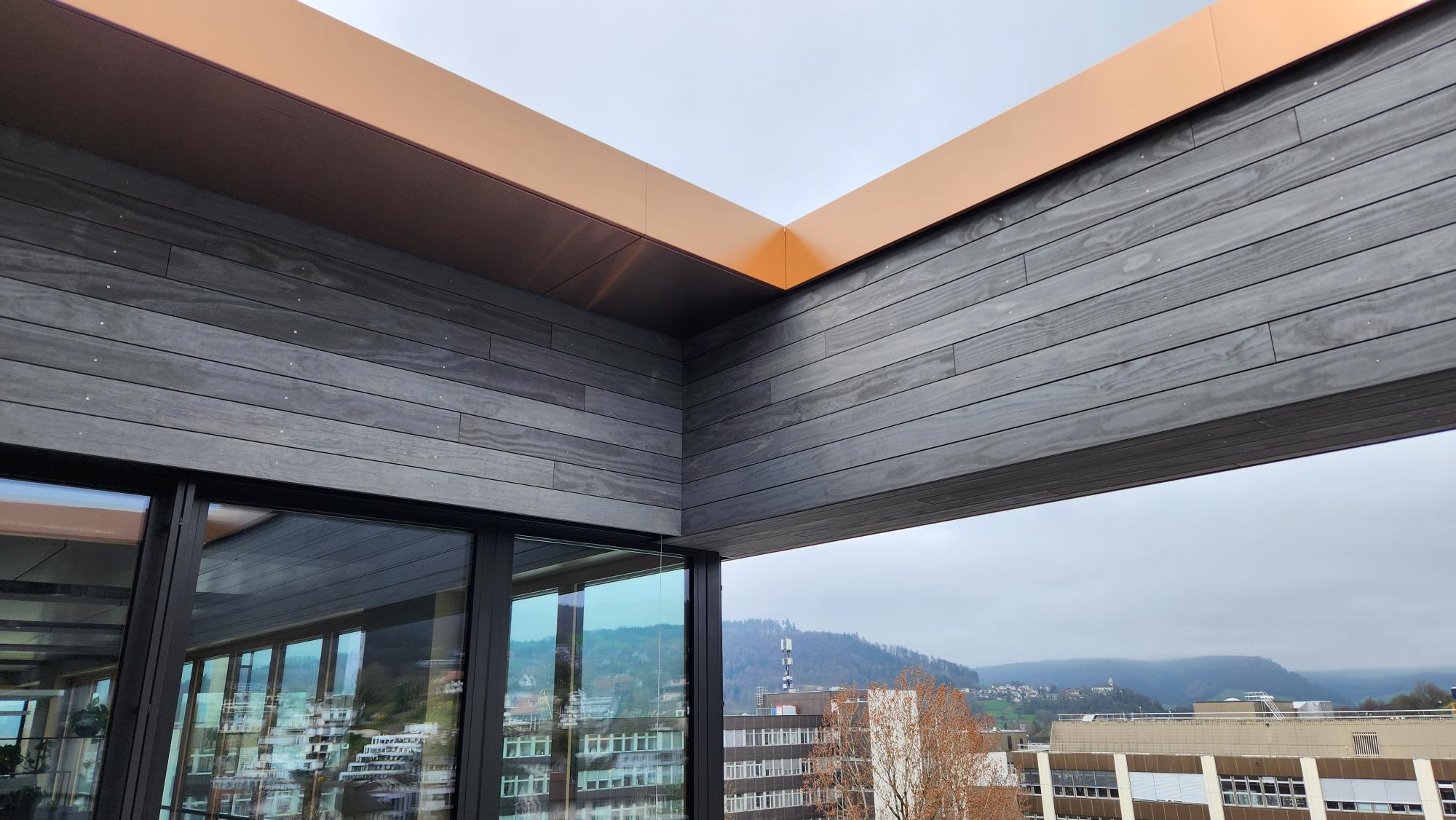 Accoya Color Grey Fassade ABB – Accoyaholz Fassade