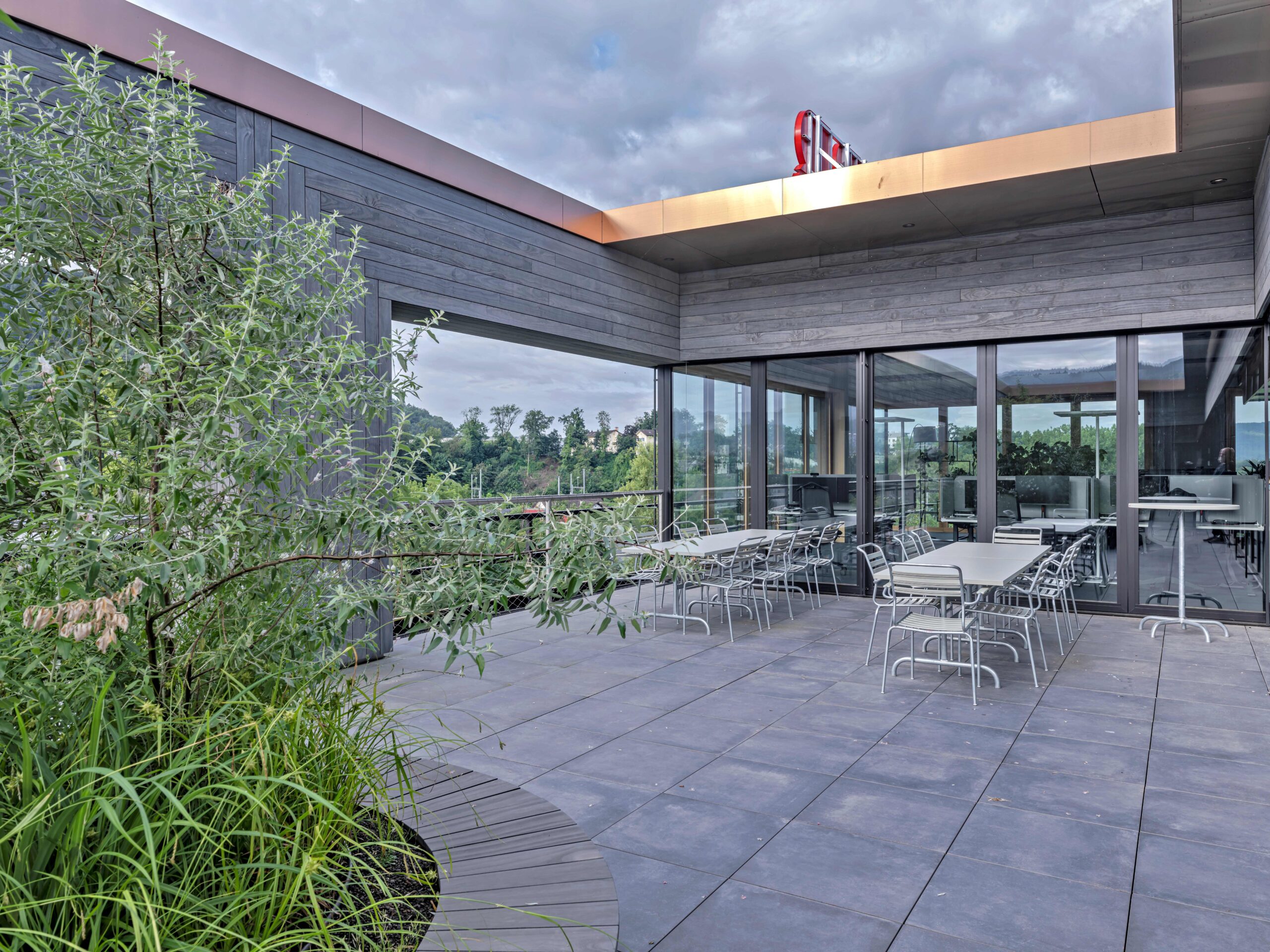 Accoya Color Grey Fassade ABB – Accoyaholz Fassade